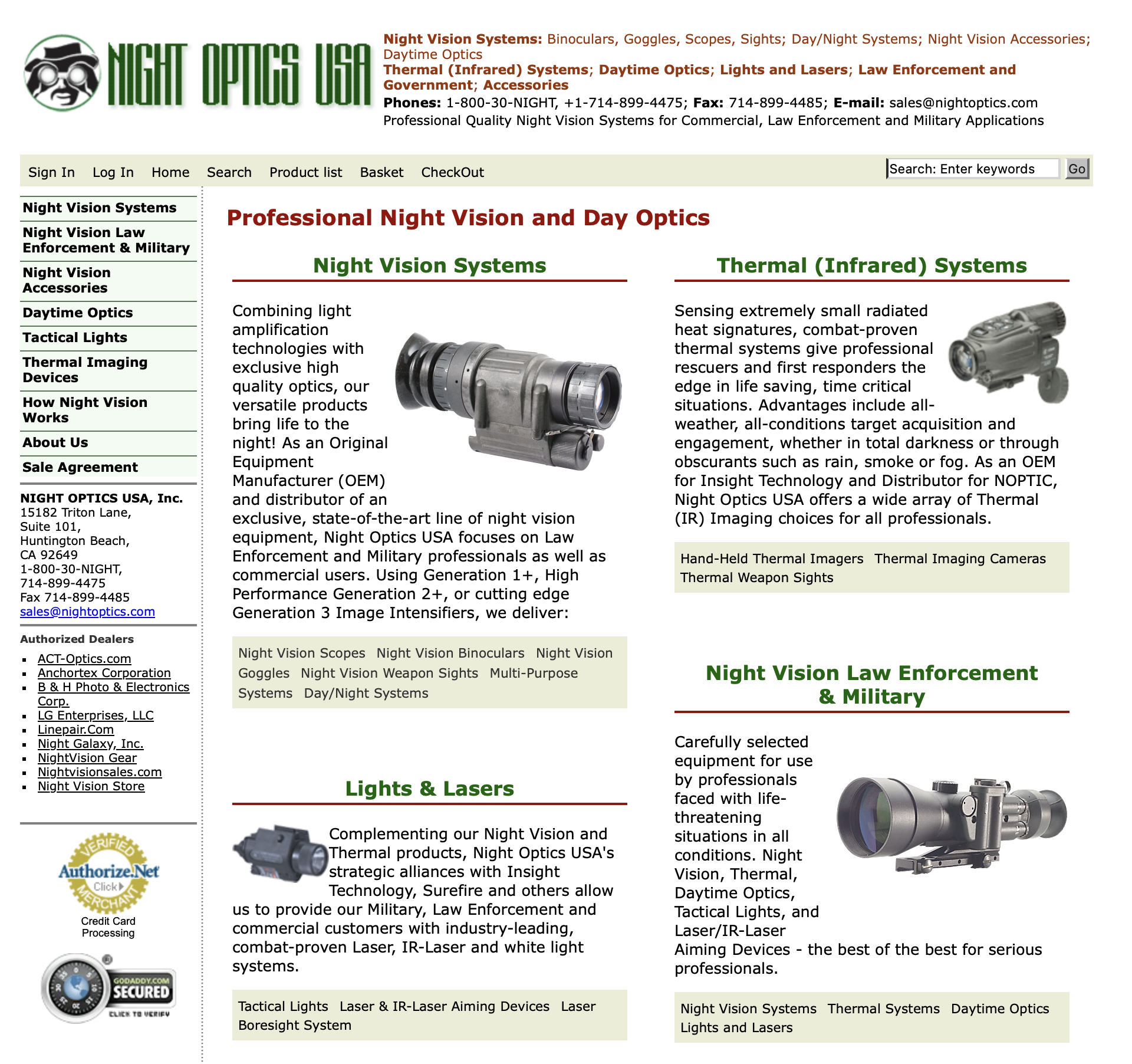 Case Study: Night Optics USA | Website - Rosodigital