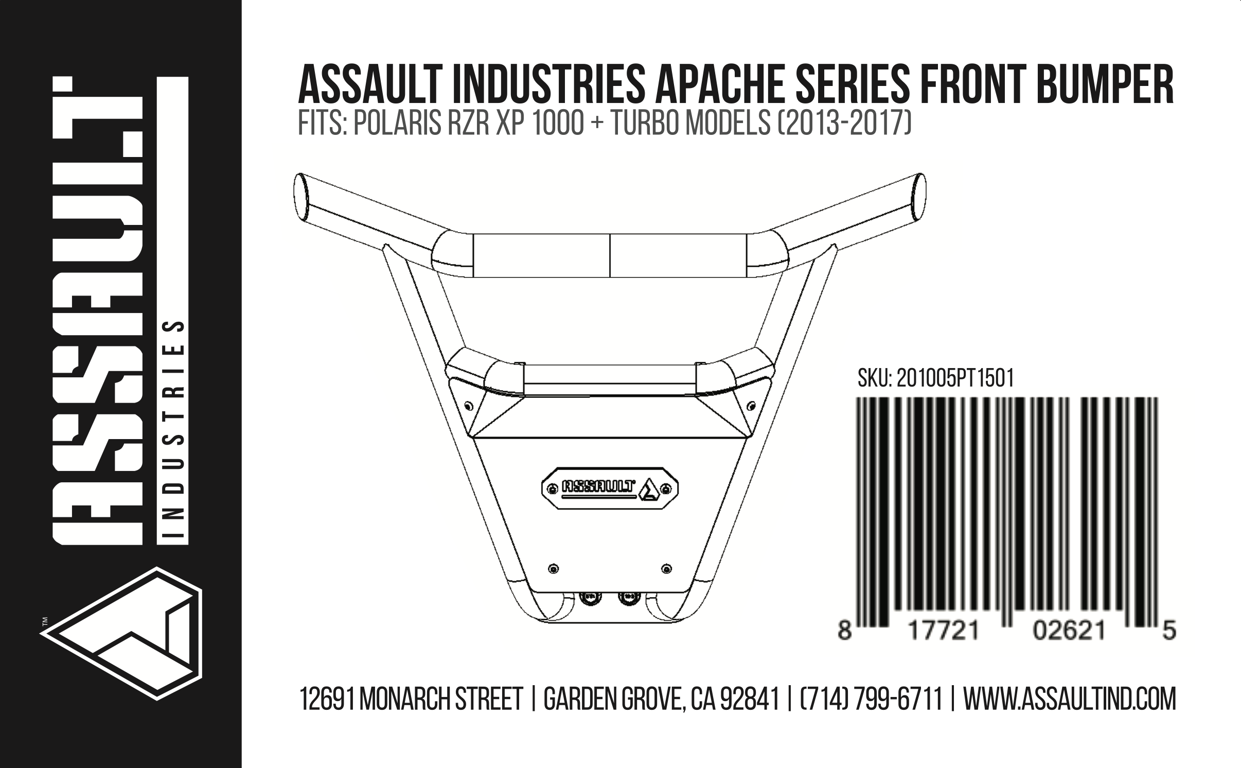Assault Industries Product Labels + UPCs - Rosodigital